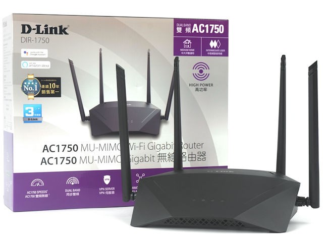 識買一定買 Made In Taiwan!! D-LINK DIR-1750 AC1750 無線路由器 - 電腦領域 HKEPC ...