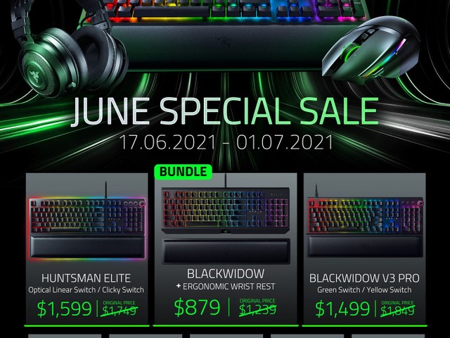 🤩 Razer June Special Promotion 🤩 特選 Razer 週邊產品 2 星期快閃大特賣 - 電腦領域 HKEPC ...