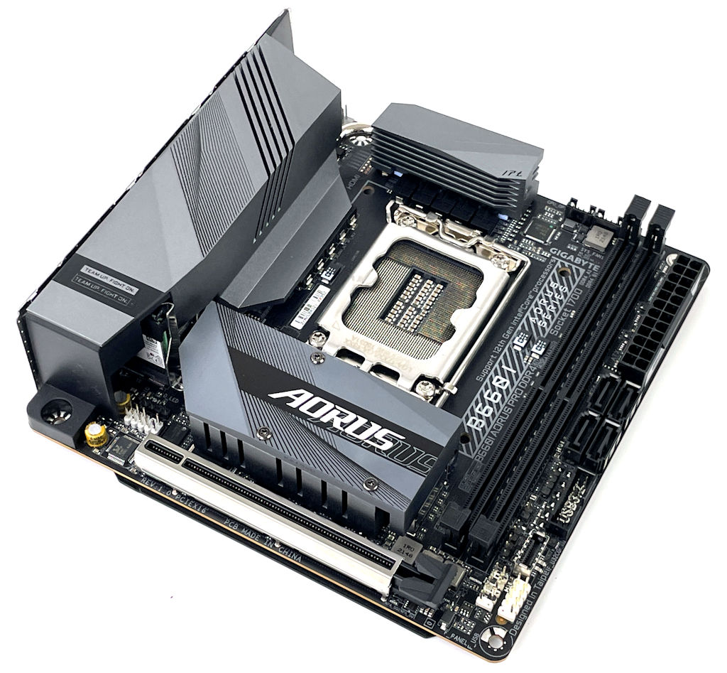 Mini-ITX 細板 !! 強化散熱 GIGABYTE B660I AORUS PRO DDR4 主機板 - 電腦領域 HKEPC Hardware - 全港 No.1 PC網站