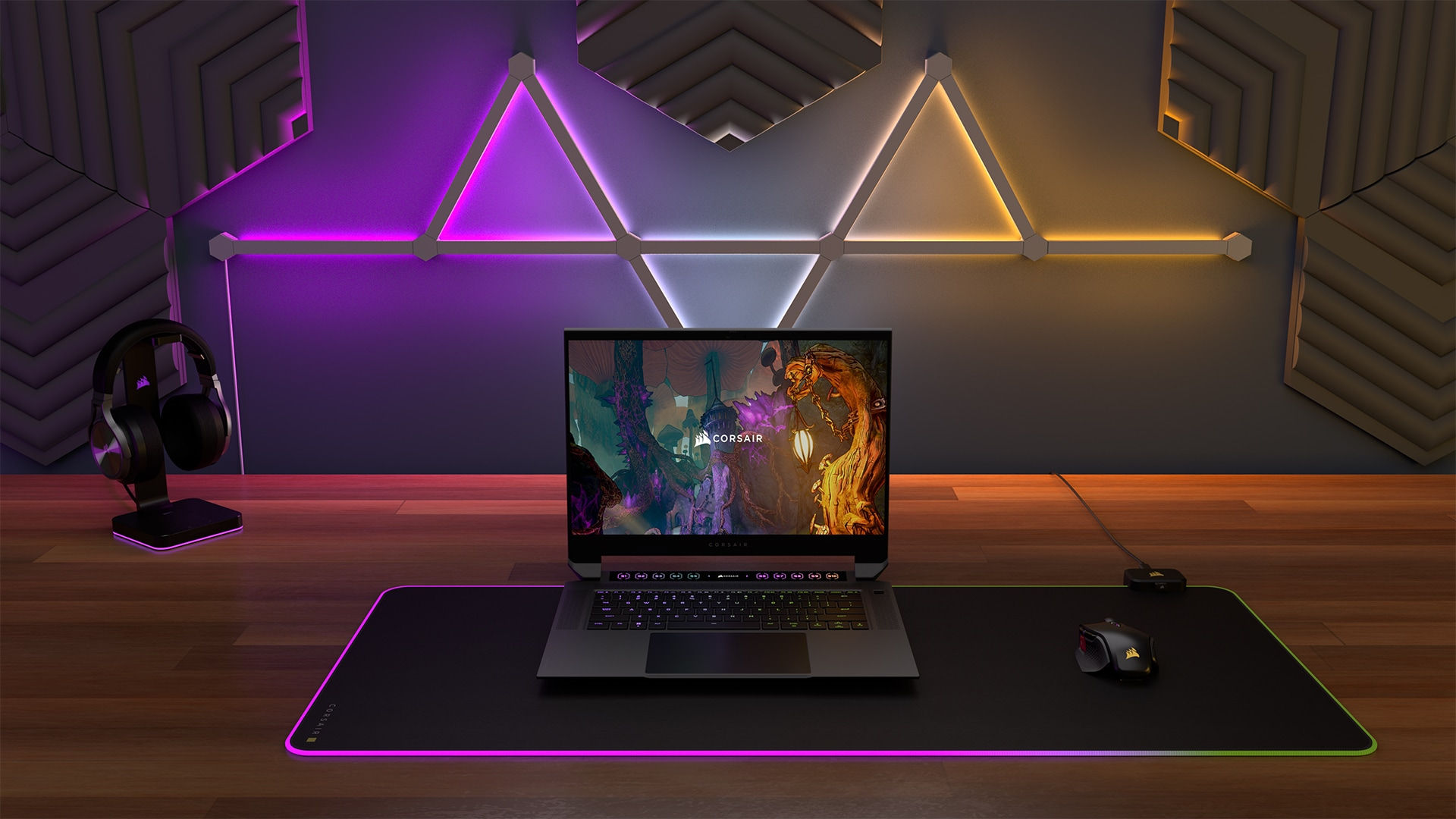 iCUE 與智能燈板可互連!! 無縫同步 RGB 燈效 CORSAIR x Nanoleaf 合作玩出新花樣 - 電腦領域 HKEPC ...