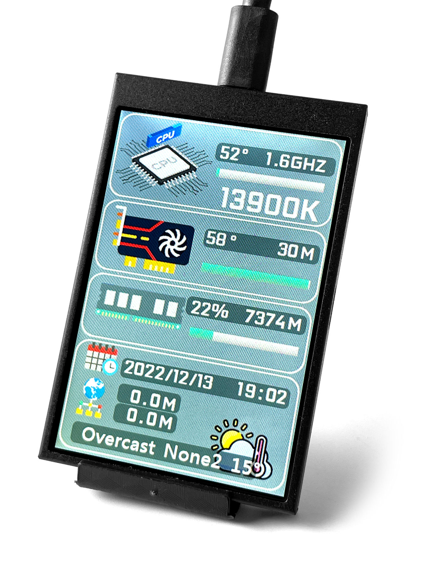 USB 介面、簡單易上手 !! SmartScreen 3.5 吋系統狀態副屏 - 電腦領域 HKEPC Hardware - 全港 No.1 ...