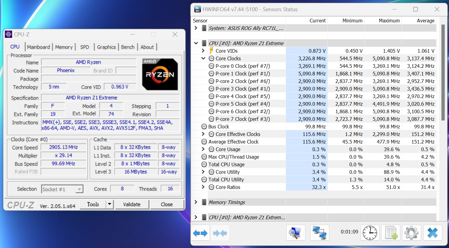 搭配 Z1 Extreme APU 處理器 ASUS ROG Ally 手提遊戲機開箱+實測 - 電腦領域 HKEPC Hardware - 全港 No.1 PC網站