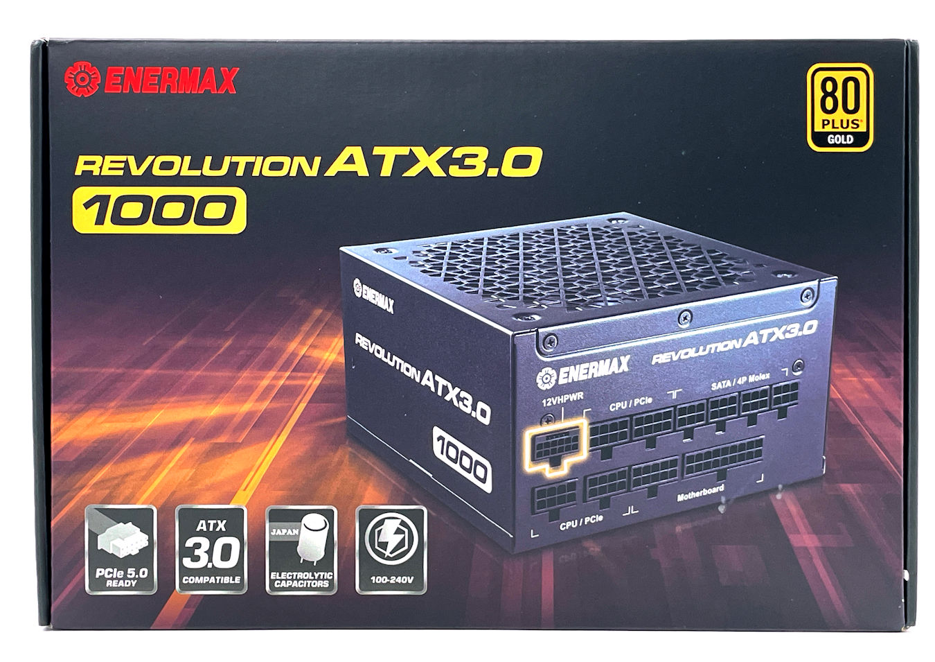 ATX 3.0 規格、雙 12VHPWR ENERMAX Revolution ATX 3.0 1000 PSU 開箱 - 電腦領域 ...