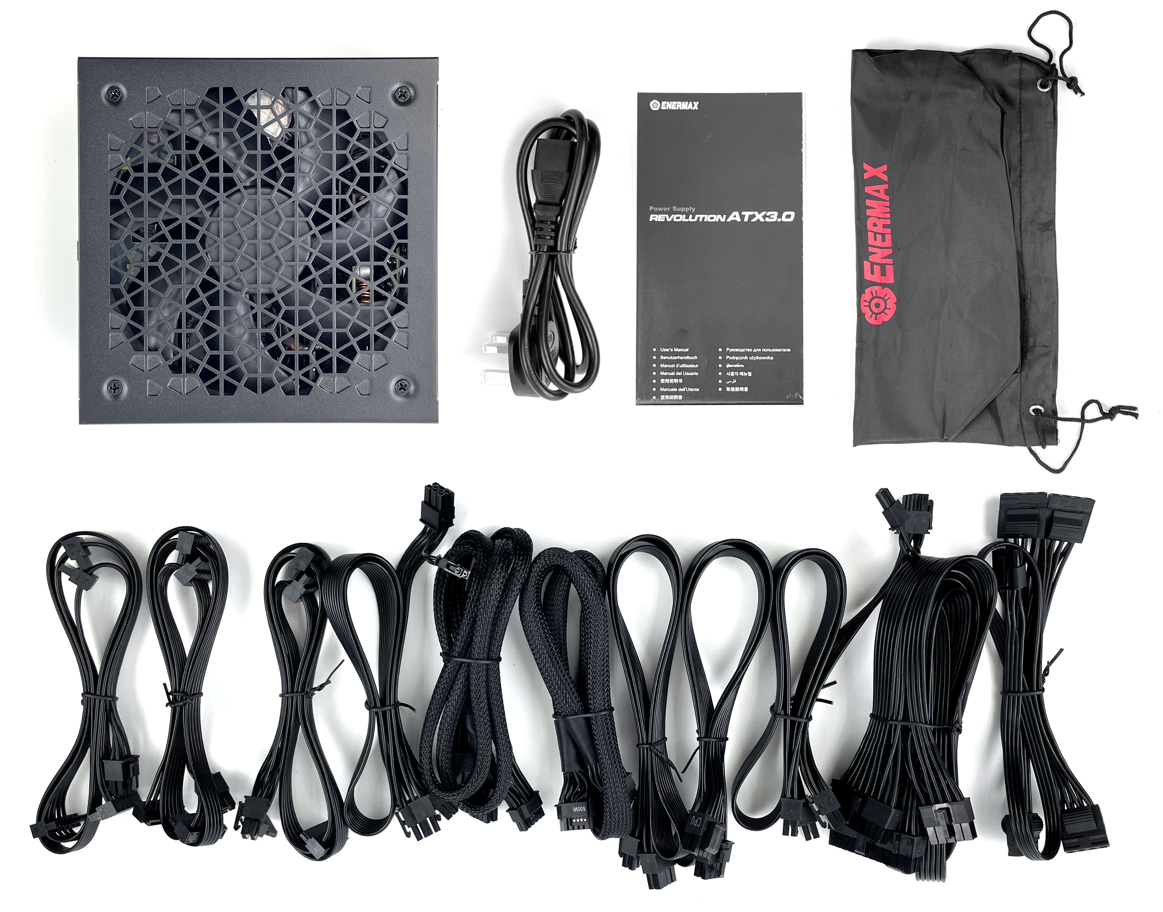 ATX 3.0 規格、雙 12VHPWR ENERMAX Revolution ATX 3.0 1000 PSU 開箱 - 電腦領域 ...