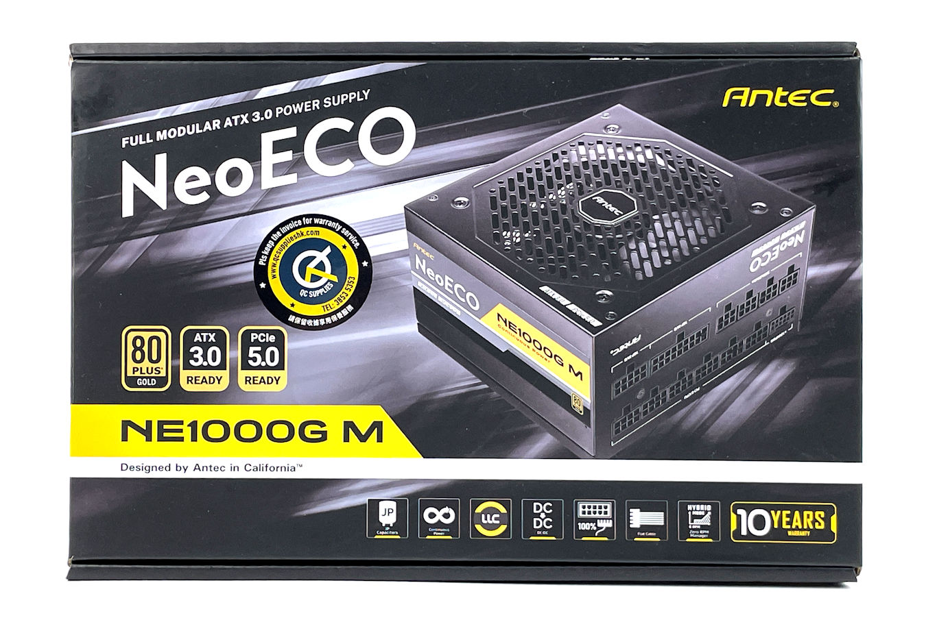 14cm 超短牛、白金當金賣 ANTEC NeoECO NE1000G M PSU 開箱 - 電腦領域 HKEPC Hardware - 全港 ...