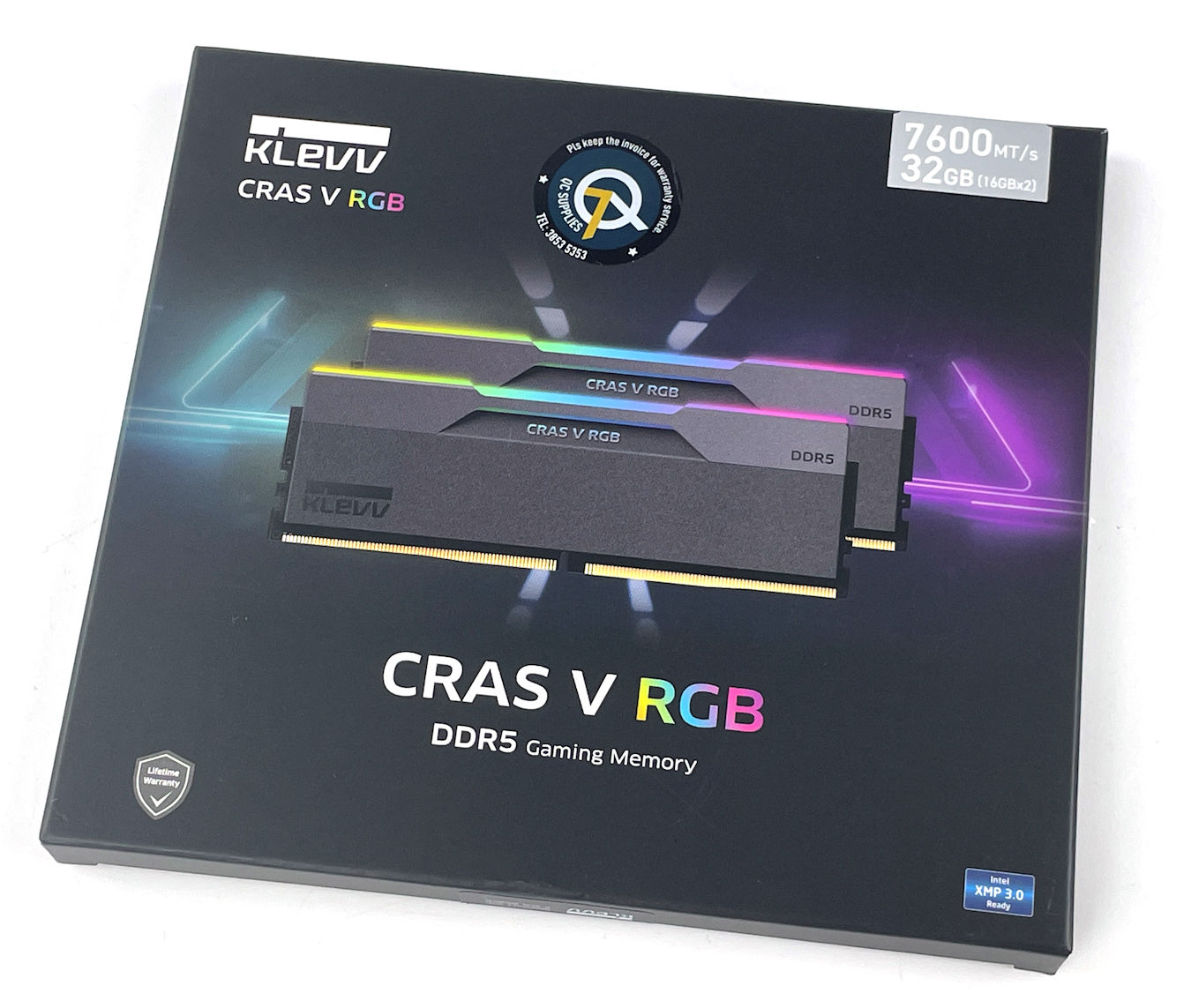 親生仔 !! 成功超上 8400+ KLEVV CRAS V RGB D5-7600 32GB Kit - 電腦領域 HKEPC Hardware - 全港 No.1 PC網站