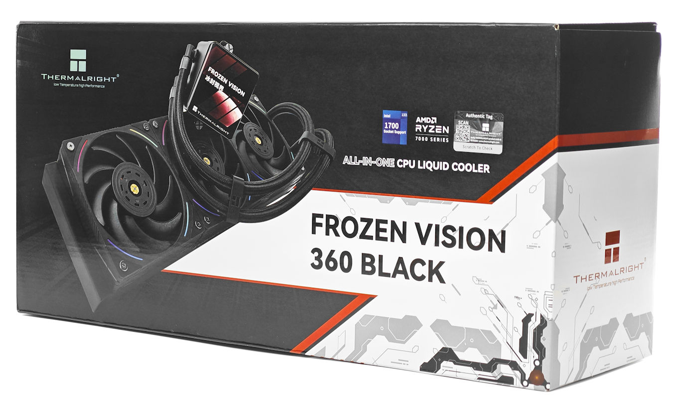 Mon 靚仔、散熱超勁 Thermalright Frozen Vision 360 BLACK 一體式水冷 - 電腦領域 HKEPC ...