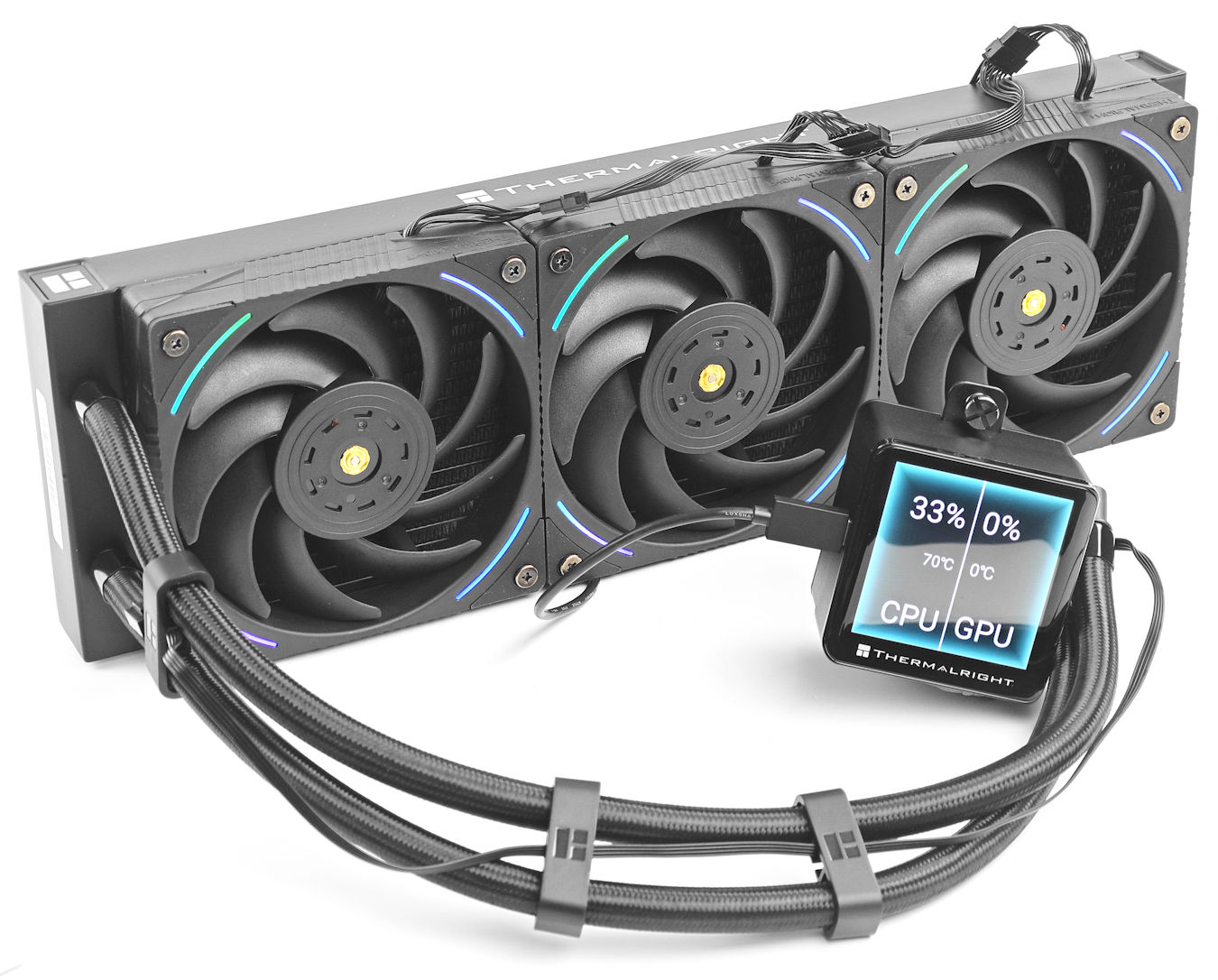 Mon 靚仔、散熱超勁 Thermalright Frozen Vision 360 BLACK 一體式水冷 - 電腦領域 HKEPC ...