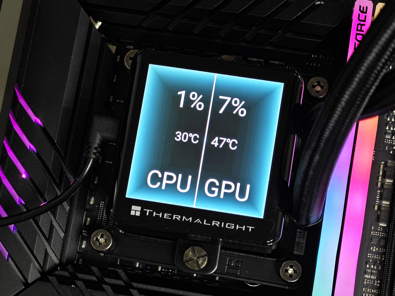 Mon 靚仔、散熱超勁 Thermalright Frozen Vision 360 BLACK 一體式水冷 - 電腦領域 HKEPC ...