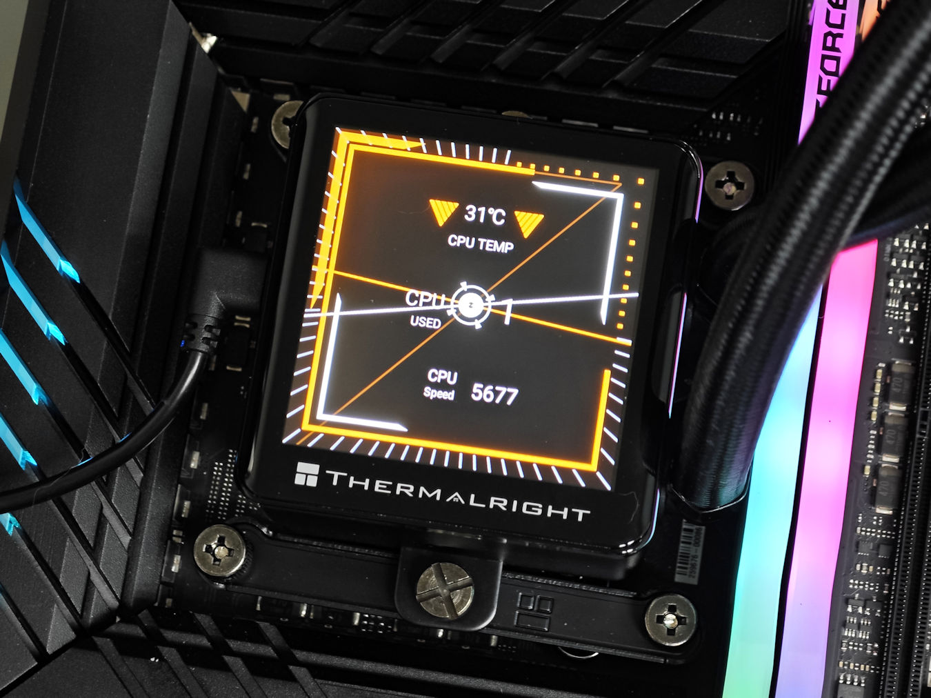 Mon 靚仔、散熱超勁 Thermalright Frozen Vision 360 BLACK 一體式水冷 - 電腦領域 HKEPC ...