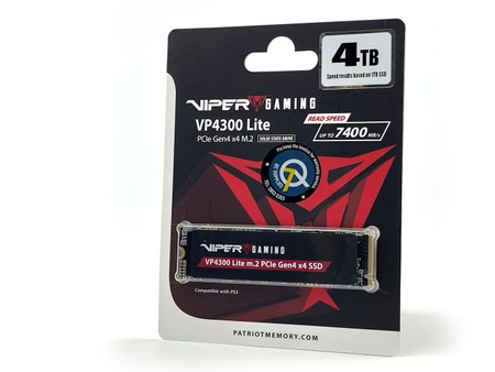 4TB 大容量 !! 7.4GB/s 極速 Patriot VP4300 Lite 4TB Gen4 SSD - 電腦領域 HKEPC ...