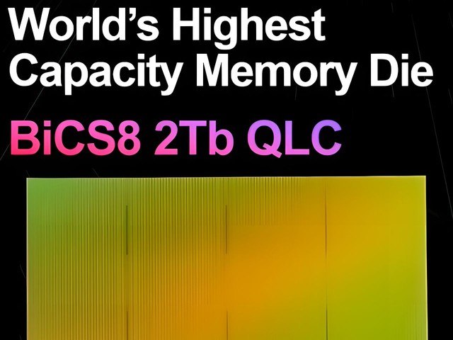 WD 推出全球最大容量 NAND 晶片 BiCS8 2Tb QLC Die 單晶片可達 4TB 容量 - 電腦領域 HKEPC Hardware - 全港 No.1 PC網站