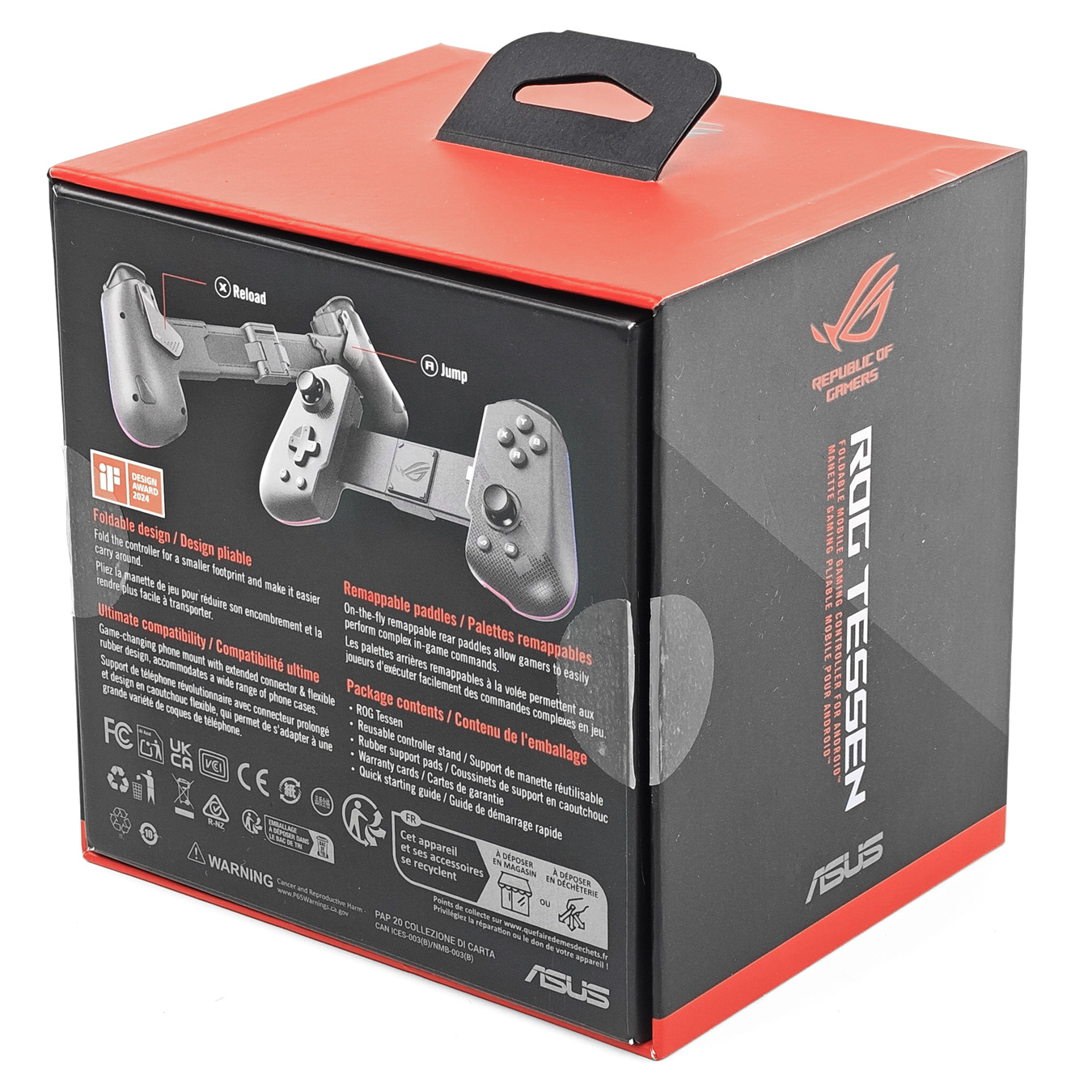 可摺疊、Android 手機專用 ASUS ROG Tessen 手機遊戲控制器 - 電腦領域 HKEPC Hardware - 全港 No ...