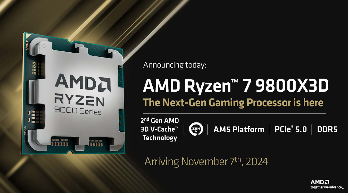 AMD : 3D V-Cache 放反了 !! AMD Ryzen 7 9800X3D vs. 7800X3D / 9700X - 電腦領域 ...
