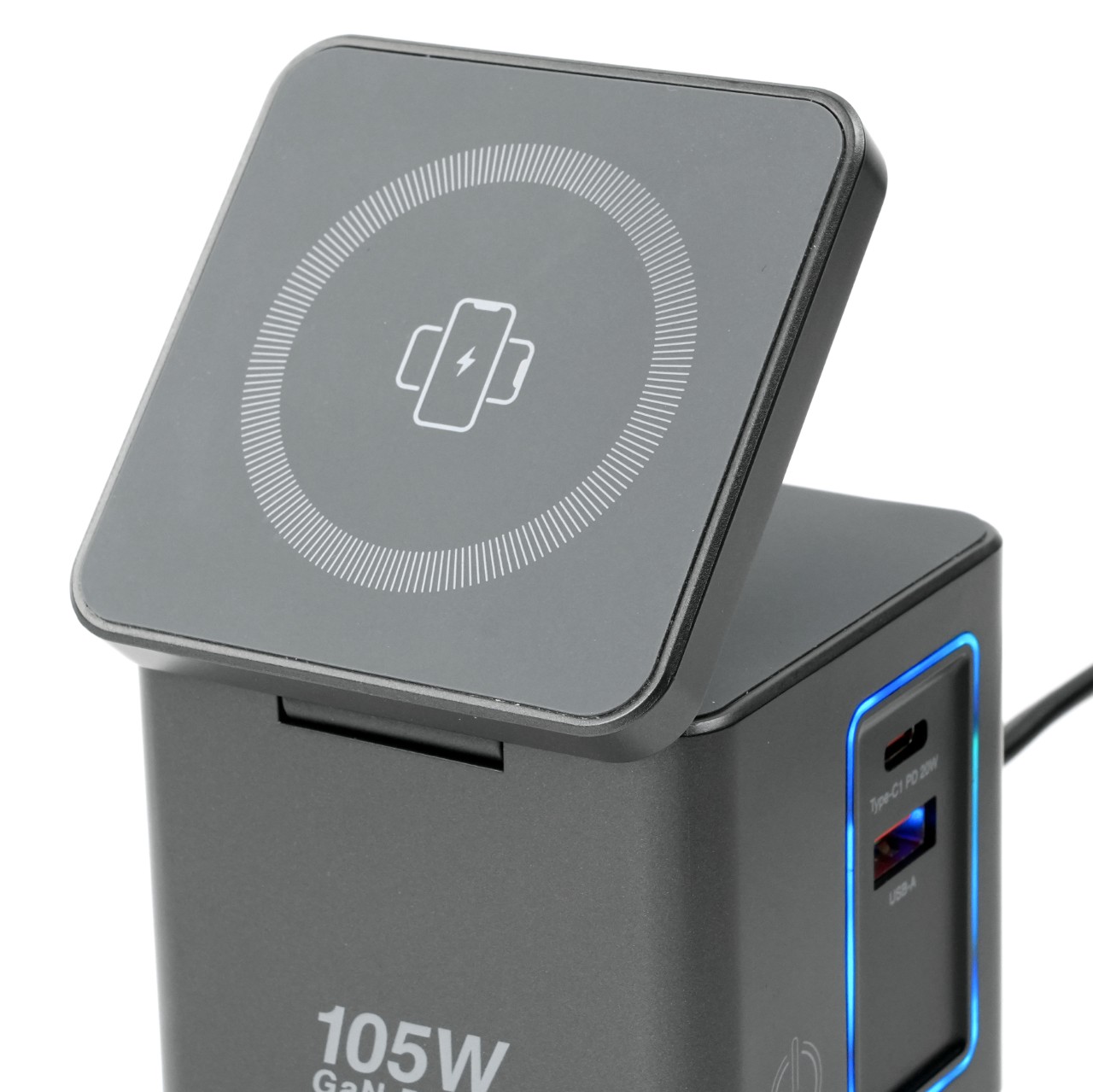 兼容 Qi2 磁吸充電、內置伸縮線 XPower RN105 6合1 105W 塔式充電座 - 電腦領域 HKEPC Hardware - 全 ...