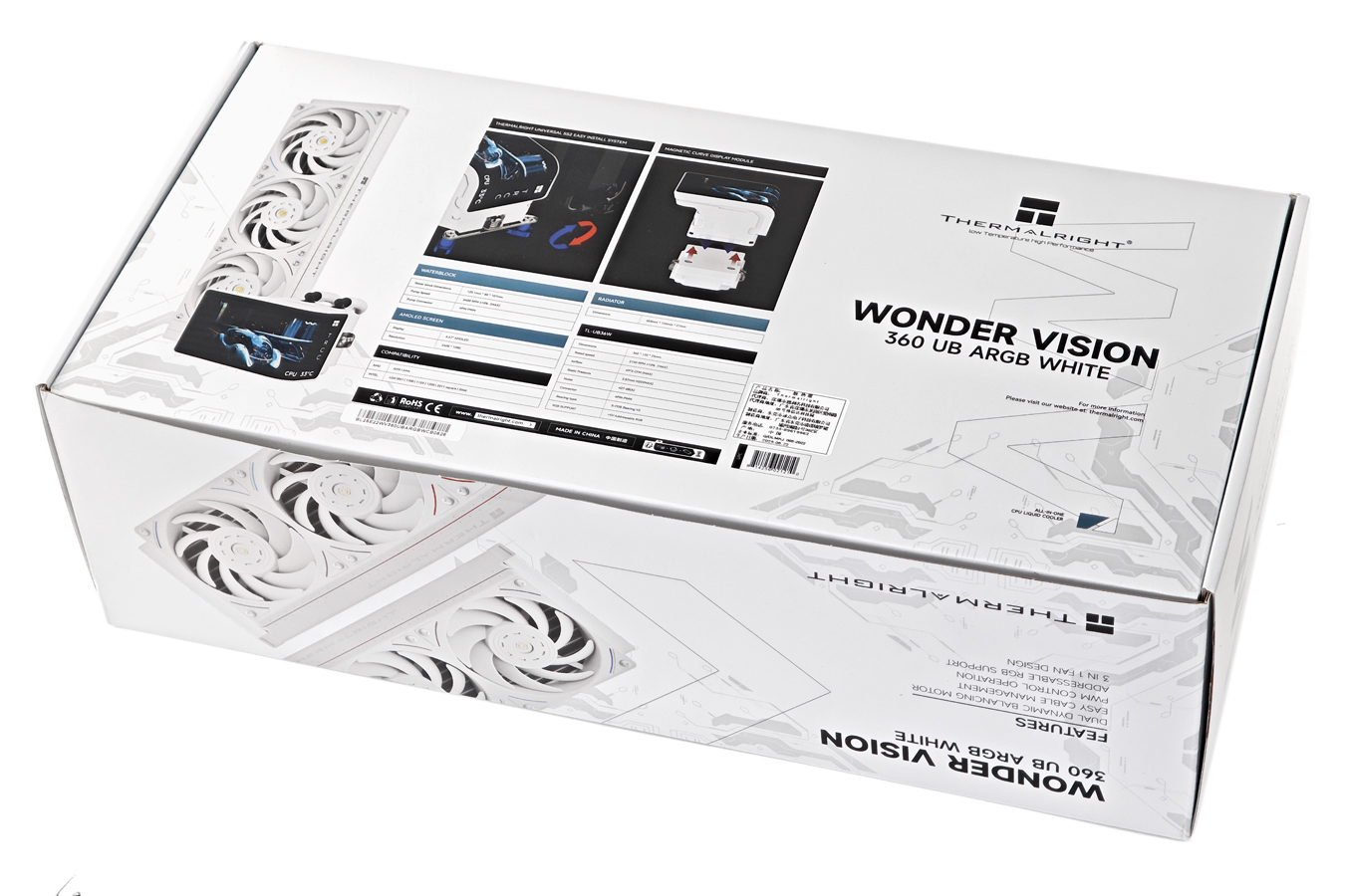 平玩曲面大 Mon 水冷 !! Thermalright Wonder Vision 360 UB ARGB WHITE - 電腦領域 HKEPC Hardware - 全港 No.1 PC網站