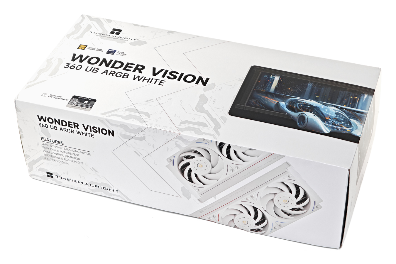 平玩曲面大 Mon 水冷 !! Thermalright Wonder Vision 360 UB ARGB WHITE - 電腦領域 HKEPC Hardware - 全港 No.1 PC網站